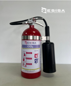 Extintor agente CO2 – Capacidad 4.5 kg - ESISA EXTINTORES